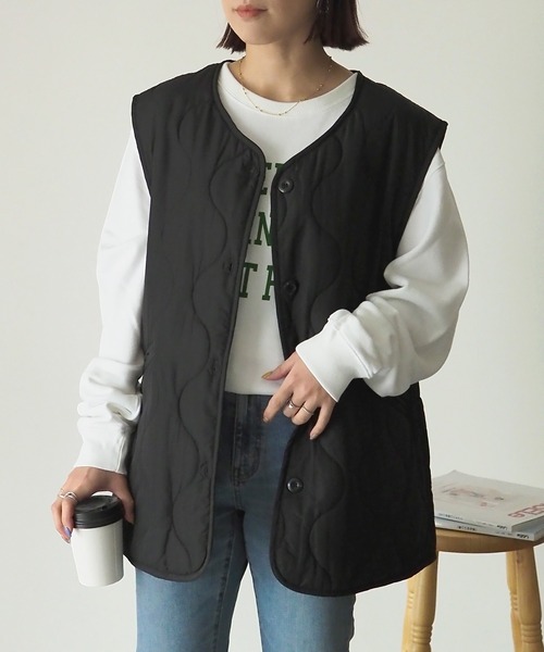 「Riberry」 ベスト MEDIUM ブラック レディース : 89738364 : ZOZOTOWN Yahoo!店 - 通販 ...