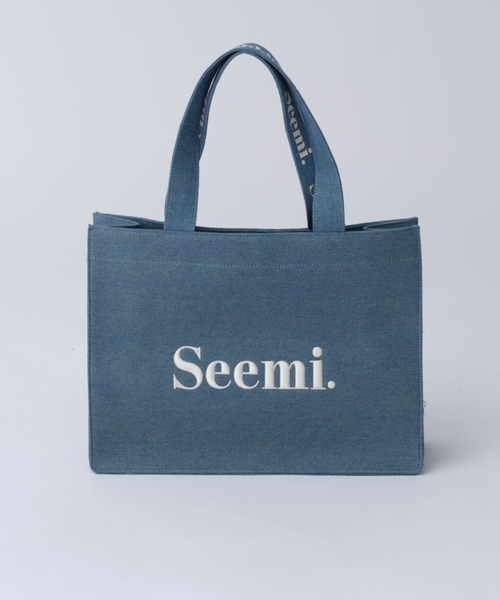 Seemi.by NICE CLAUP 「Seemi. byNICECLAUP」 ハンドバッグ FREE ブルー レディース ...