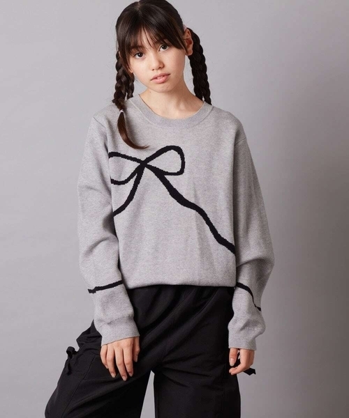 ニット 「160」リボンジャカードニット キッズ : 88036367 : ZOZOTOWN Yahoo!店 - 通販 - Yahoo!ショッピング