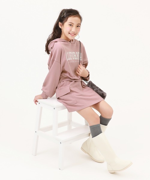 devirock セットアップ スウェットパーカー＆スカート セットアップ(インパンツ付き) キッズ 子供服 女の子 : ZOZOTOWN Yahoo!店 - 通販 - Yahoo!ショッピング
