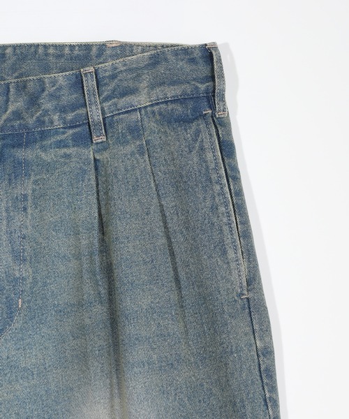 FUSE（フューズ） ジーンズ セミワイドデニムタックパンツ メンズ