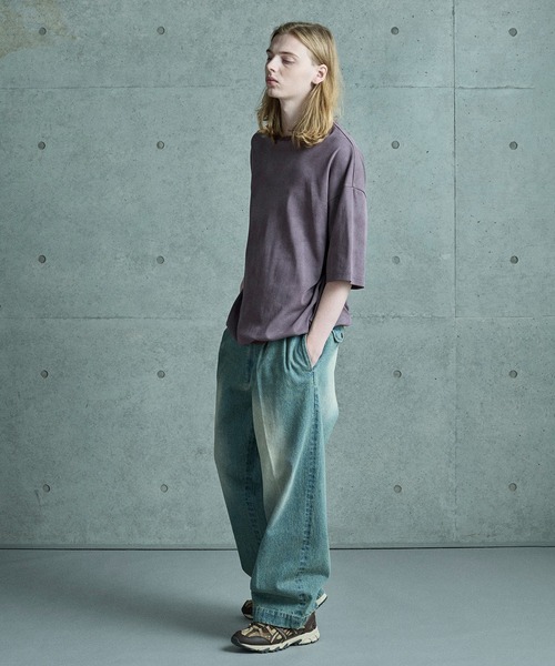 FUSE（フューズ） ジーンズ セミワイドデニムタックパンツ メンズ