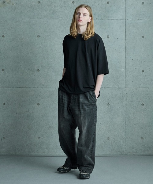 FUSE（フューズ） ジーンズ セミワイドデニムタックパンツ メンズ