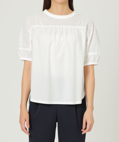 TRANS WORK 「TRANS WORK」 半袖ブラウス 40 オフホワイト レディース : ZOZOTOWN Yahoo!店 - 通販 - Yahoo!ショッピング