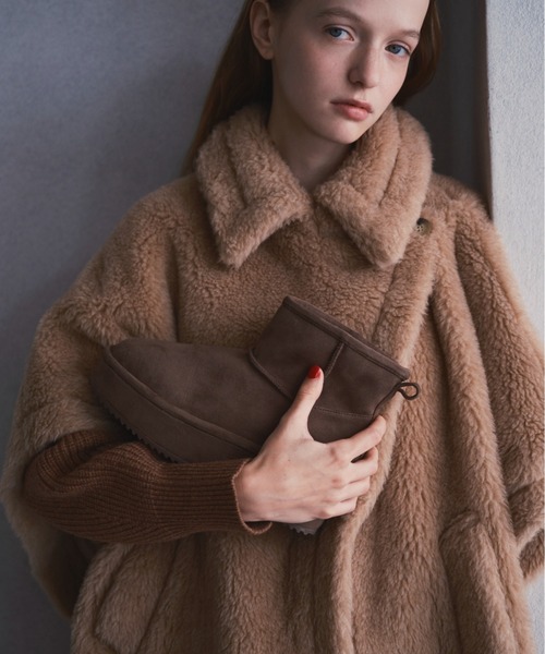 Launa lea（ラウナレア） ブーツ 「25秋冬」厚底ムートンブーツ(S160