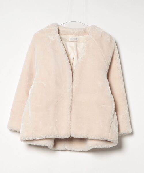 「PLST」 ノーカラージャケット S ベージュ レディース : 87036372 : ZOZOTOWN Yahoo!店 - 通販 - Yahoo!ショッピング