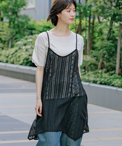 LAKOLE ワンピース 2WAY総レースキャミワンピース / 498555 : ZOZOTOWN Yahoo!店 - 通販 - Yahoo!ショッピング