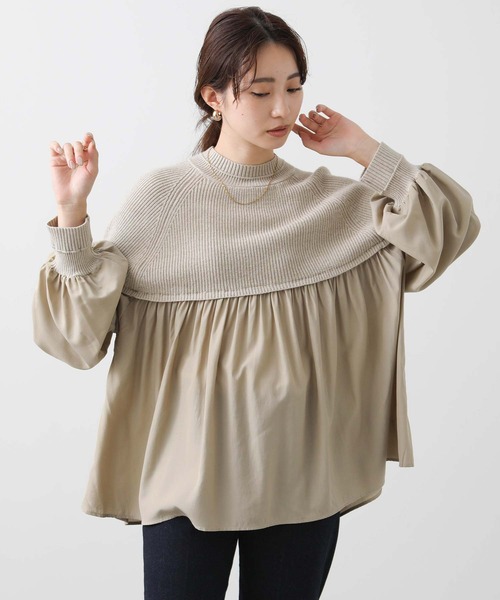 Gready Brilliant 「Gready Brilliant」 「favori」長袖ニット FREE ベージュ レディース : ZOZOTOWN Yahoo!店 - 通販 ...