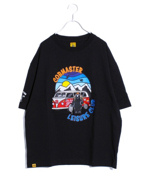 COB MASTER tシャツ 「COBMASTER/コブマスター」吸水速乾 旅するベアーTシャツ フロントプリント メンズ レディース : ZOZOTOWN Yahoo!店 - 通販 ...