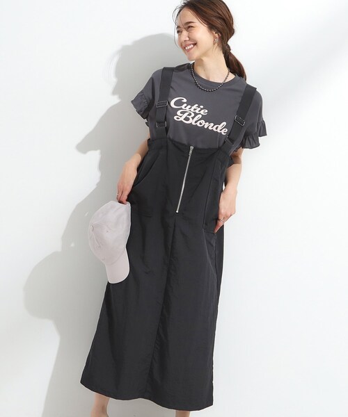 Cutie Blonde ワンピース 「S-LL」ナイロンハーフジップジャンスカ : ZOZOTOWN Yahoo!店 - 通販 - Yahoo!ショッピング