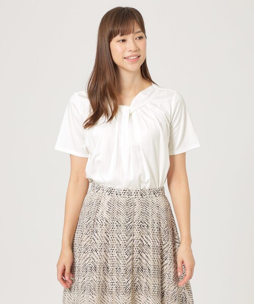 TRANS WORK tシャツ Tシャツ 「ウォッシャブル」セルロースコットンプルオーバーカットソー レディース : ZOZOTOWN Yahoo!店 - 通販 - Yahoo!ショッピング