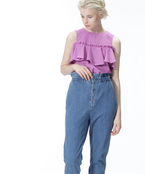 GRACE CONTINENTAL 「GRACE CONTINENTAL」 ノースリーブブラウス 36 パープル レディース : ZOZOTOWN Yahoo!店 - 通販 - Yahoo ...