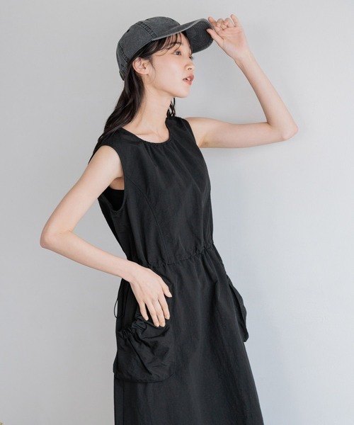 LOWRYS FARM ワンピース ポケツキドロストワンピースノースリーブ 113601 : ZOZOTOWN Yahoo!店 - 通販 ...