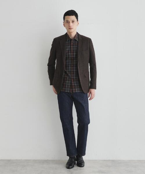 TAKEO KIKUCHI（タケオキクチ） シャツ 「LIMITED」ダークチェック長袖