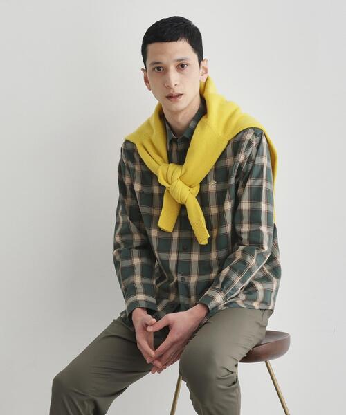 TAKEO KIKUCHI（タケオキクチ） シャツ 「LIMITED」ダークチェック長袖