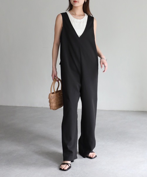 Riberry 「Riberry」 オールインワン FREE ブラック レディース : ZOZOTOWN Yahoo!店 - 通販 ...