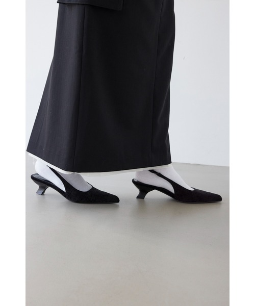 ALEXIA STAM シューズ Low Heel Slingback Shoes /ローヒールミュール レディース : ZOZOTOWN ...