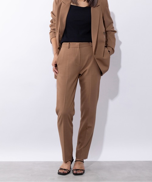 SETUP7（セットアップセブン） スラックス パンツ 「SETUP7」Basic Tapered Pants / 美シルエットベーシックテーパードパンツ レディース : ZOZOTOWN ...