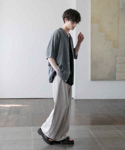 ASTRONOMY 「ASTRONOMY」 半袖ニット L ブラック メンズ : ZOZOTOWN Yahoo!店 - 通販 - Yahoo!ショッピング