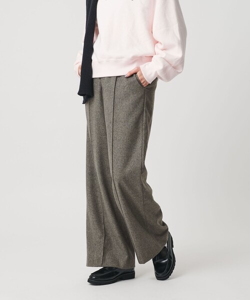 BEAUTY＆YOUTH UNITED ARROWS スラックス パンツ 毛ポリエステル