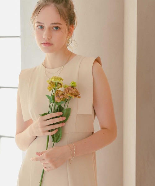 Dorry Doll 「Dorry Doll」 ノースリーブワンピース MEDIUM ベージュ レディース : ZOZOTOWN Yahoo!店 - 通販 - Yahoo!ショッピング