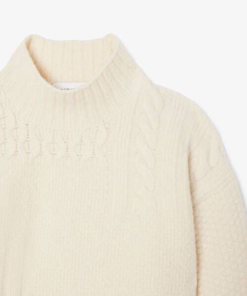 LACOSTE（ラコステ） ニット セーター パッチワークエフェクト ウール