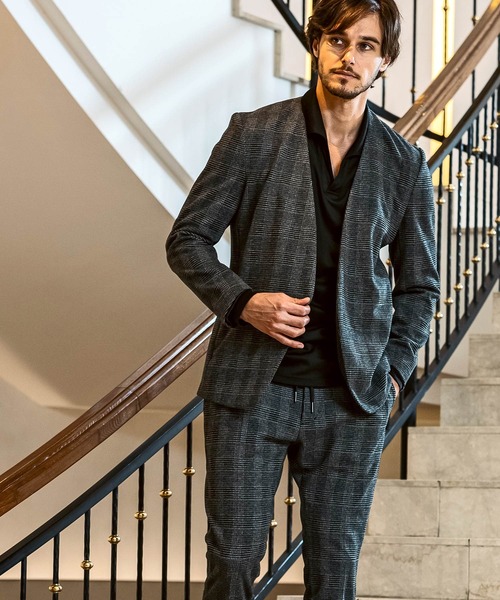 1PIU1UGUALE3 RELAX ジャケット ノーカラージャケット 1PIU1UGUALE3