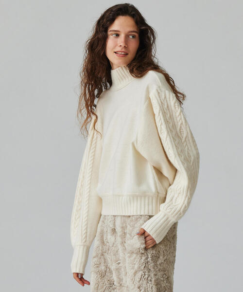 MACPHEE 「MACPHEE」 長袖ニット S ホワイト レディース : ZOZOTOWN Yahoo!店 - 通販 - Yahoo!ショッピング