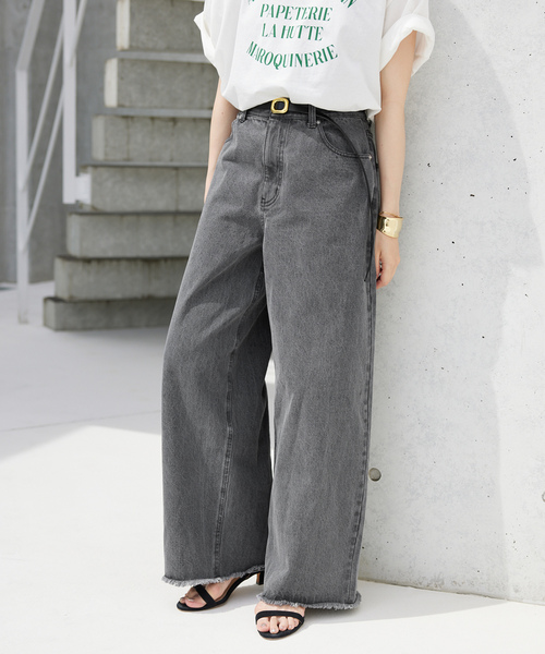 SLOBE IENA 「SLOBE IENA」 デニムパンツ 38 ライトグレー レディース : ZOZOTOWN Yahoo!店 - 通販 - Yahoo!ショッピング