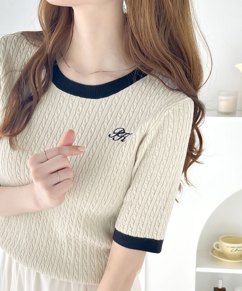 classicalelf 「classicalelf」 半袖ニット MEDIUM ホワイト系その他 レディース : ZOZOTOWN Yahoo!店 - 通販 - Yahoo!ショッピング