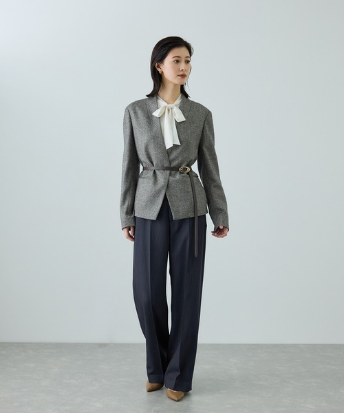 ROPE'（ロペ） パンツ センタープレスパンツ(トリアセテートツイル