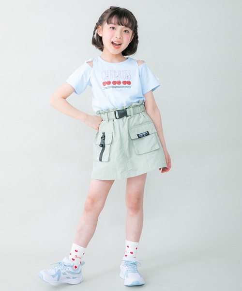 Jenni Belle パンツ カーゴパンツ 「はっ水加工・ウエスト調整可能・web限定」タフタカーゴスカパン キッズ Zozotown