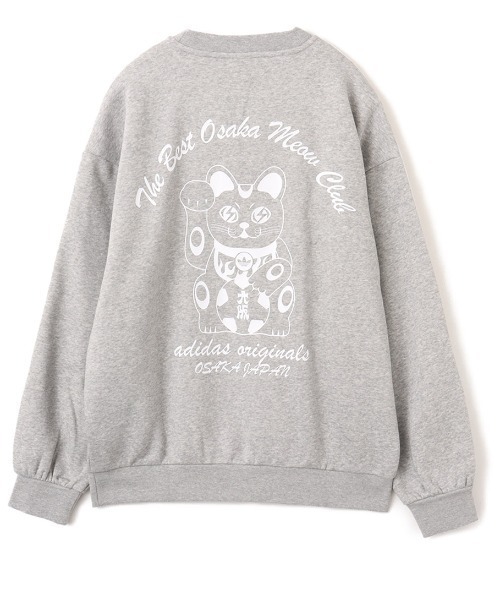 adidas トレーナー スウェット OSK NEKO CREW / アディダス オオサカ ネコ クルー メンズ : ZOZOTOWN ...