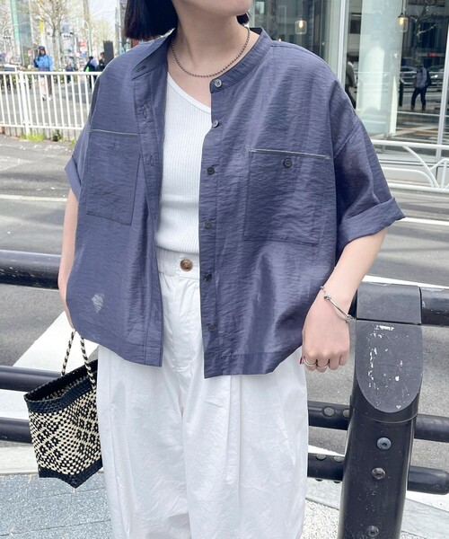 fredy emue 「fredy emue」 半袖ブラウス 38 チャコールグレー レディース : ZOZOTOWN Yahoo!店 ...