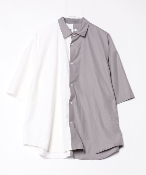 tk.TAKEO KIKUCHI 「tk.TAKEO KIKUCHI」 半袖シャツ 03 グレー メンズ : ZOZOTOWN Yahoo!店 - 通販 - Yahoo!ショッピング