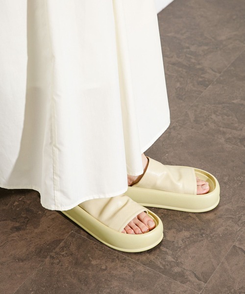 KBF 「KBF」 フラットサンダル 23.5 イエロー レディース : ZOZOTOWN Yahoo!店 - 通販 - Yahoo!ショッピング