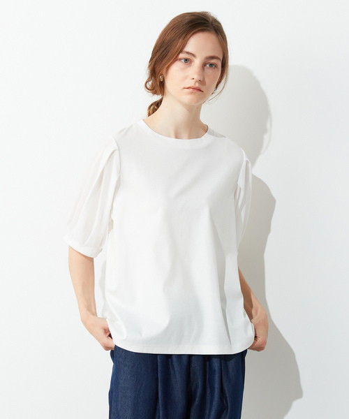 LE SOUK HOLIDAY 「LE HOLIDAY」 半袖カットソー L オフホワイト レディース : ZOZOTOWN Yahoo!店 - 通販 - Yahoo!ショッピング