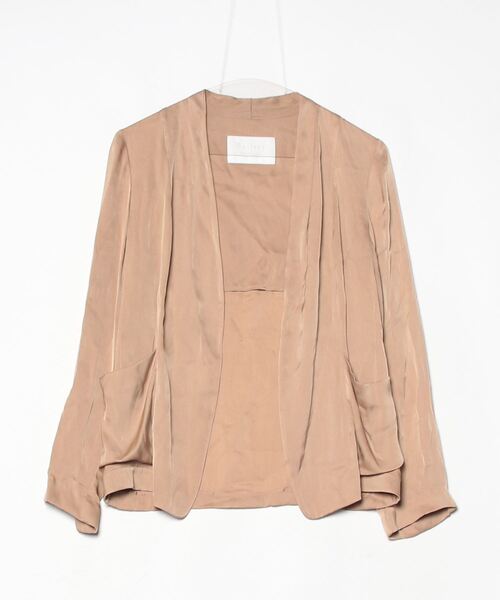 Ballsey 「BALLSEY」 ノーカラージャケット 36 ベージュ レディース : ZOZOTOWN Yahoo!店 - 通販 - Yahoo!ショッピング