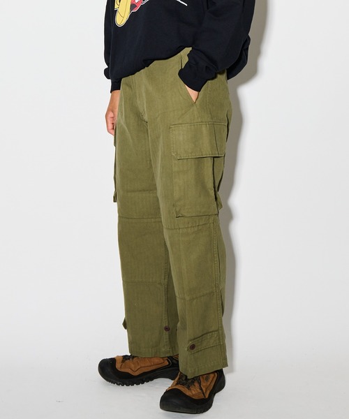 カーゴパンツ 「 MONTKEMMEL / モンケメル 」 ワイドシルエット カーゴパンツ M47 PANTS メンズ : 86363395 : ZOZOTOWN Yahoo!店 - 通販 ...