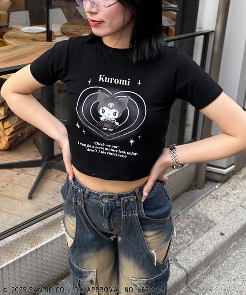 4GEEKs by SPIRALGIRL tシャツ 「Sanrio characters/サンリオキャラクターズ」クロミTシャツ レディース : ZOZOTOWN Yahoo!店 - 通販 ...