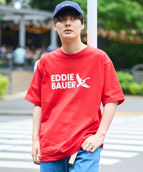 Eddie Bauer 「Eddie Bauer」 半袖Tシャツ XX-LARGE ボルドー メンズ : ZOZOTOWN Yahoo!店 - 通販 - Yahoo!ショッピング