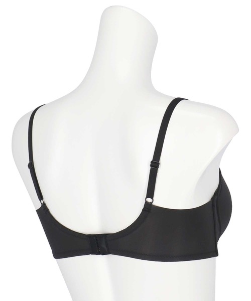 下着女性 上下セット 脇高＆ひびきにくいスムージングシンプルタイプ きれいに盛れるノンワイヤーブラ BRAGENIC レディース ...