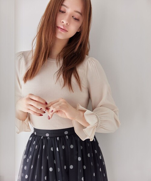 TOCCA（トッカ） ニット 「WEB限定」「TOCCA LAVENDER」POINT SLEEVE KNIT ニットトップス : ZOZOTOWN Yahoo!店 - 通販 - Yahoo ...