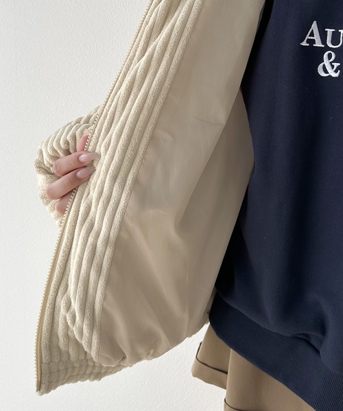 Java ブルゾン アウター 「Javaジャバコラボ」たっぷりもこもこ感。JAVA刺繍 オーバーサイズ 中綿コールJK レディース メンズ : ZOZOTOWN Yahoo!店 - 通販 ...