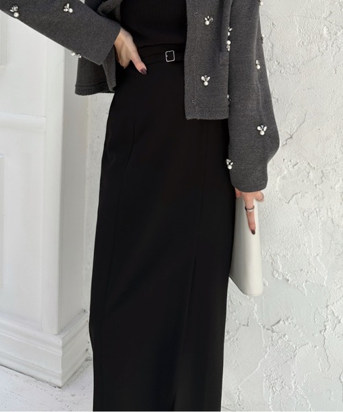 Yahoo!オークション - 「anuans」 タイトスカート MEDIUM ブルー レデ...