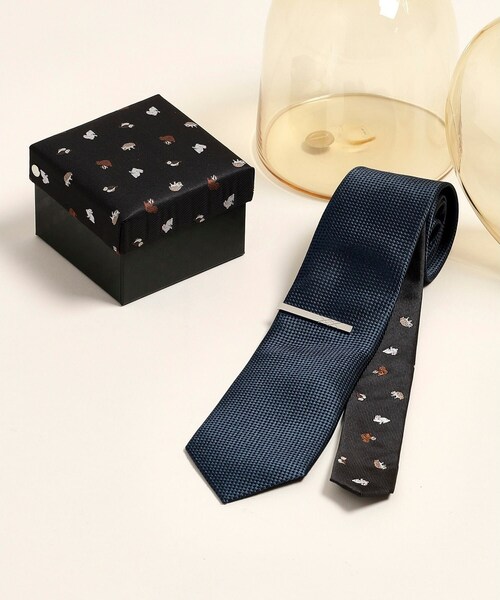 TAKEO KIKUCHI（タケオキクチ） ネクタイ 「BOXセット」アニマル