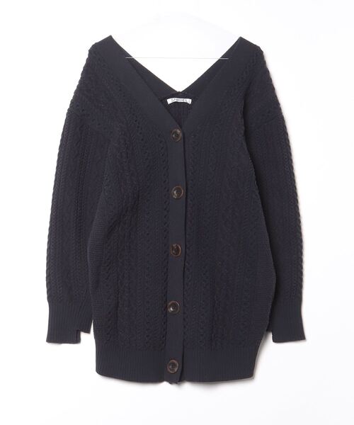 「SNIDEL」 ニットカーディガン FREE ネイビー レディース : 81950401 : ZOZOTOWN Yahoo!店 - 通販 - Yahoo!ショッピング