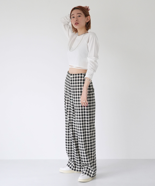 Yahoo!オークション - 「SLOBE citron.」 スラックス 36 ブラック レデ...