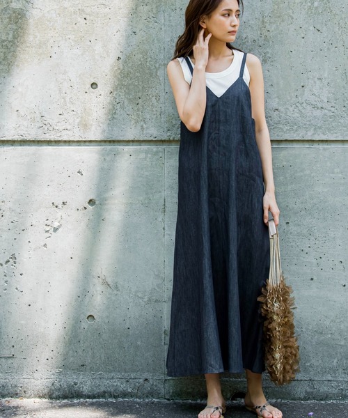 socolla 「socolla」 キャミソールワンピース M ネイビー レディース : ZOZOTOWN Yahoo!店 - 通販 - Yahoo!ショッピング