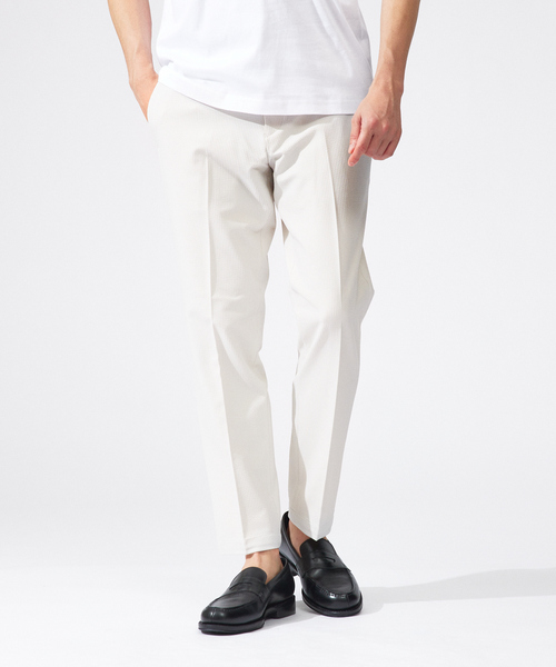 ABAHOUSE（アバハウス） スラックス 「マルチストレッチ」ストライプ